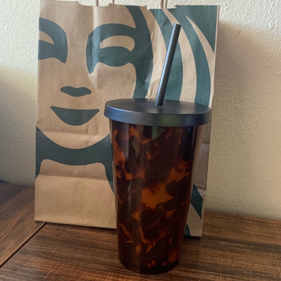 Starbucks | Kitchen | New Starbucks Tortoise Shell 6oz Cold Cup Tumbler ...